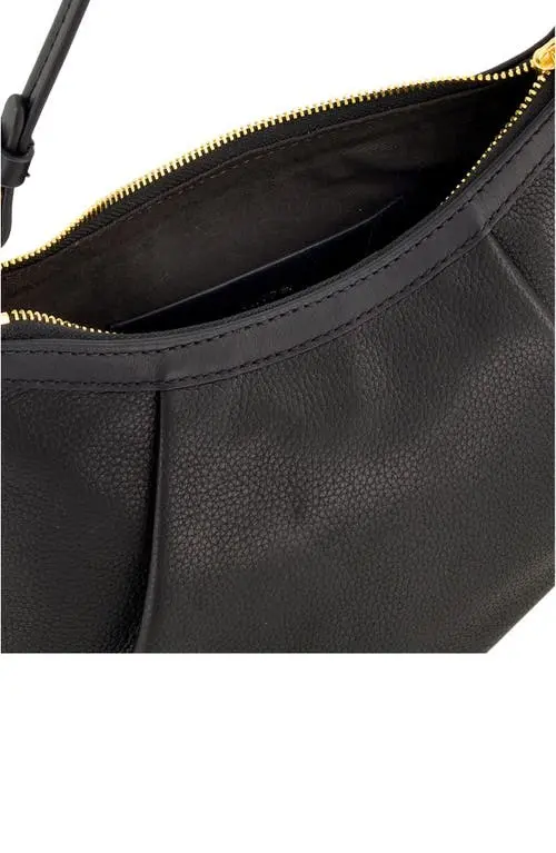 Vince Ava Pebbled Leather Convertible Crossbody Bag - Black