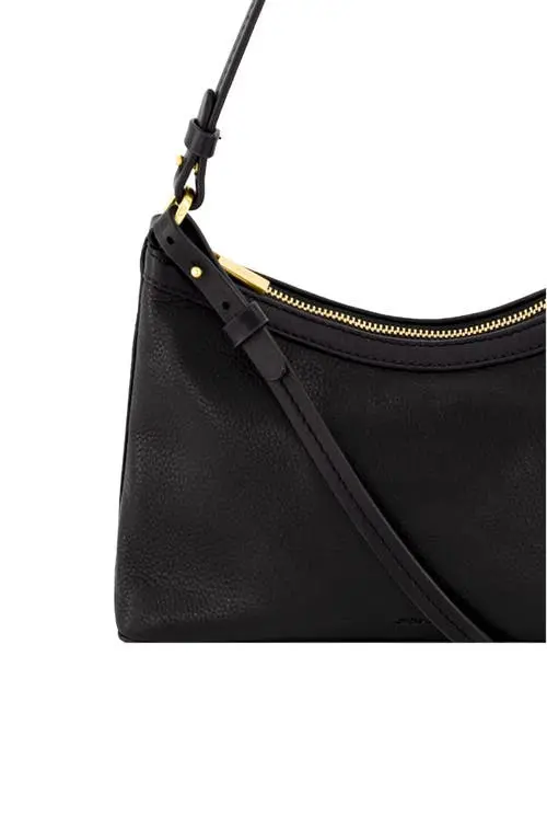 Vince Ava Pebbled Leather Convertible Crossbody Bag - Black