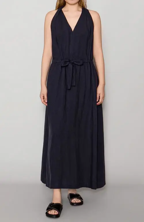 MELLODAY Racerback Halter Maxi Dress