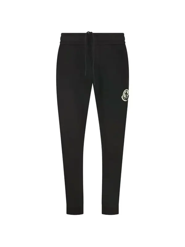 Moncler Logo-patch Drawstring Track Pants - Black