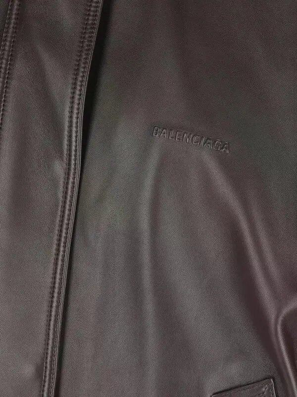 Balenciaga Sleeveless Leather Jacket