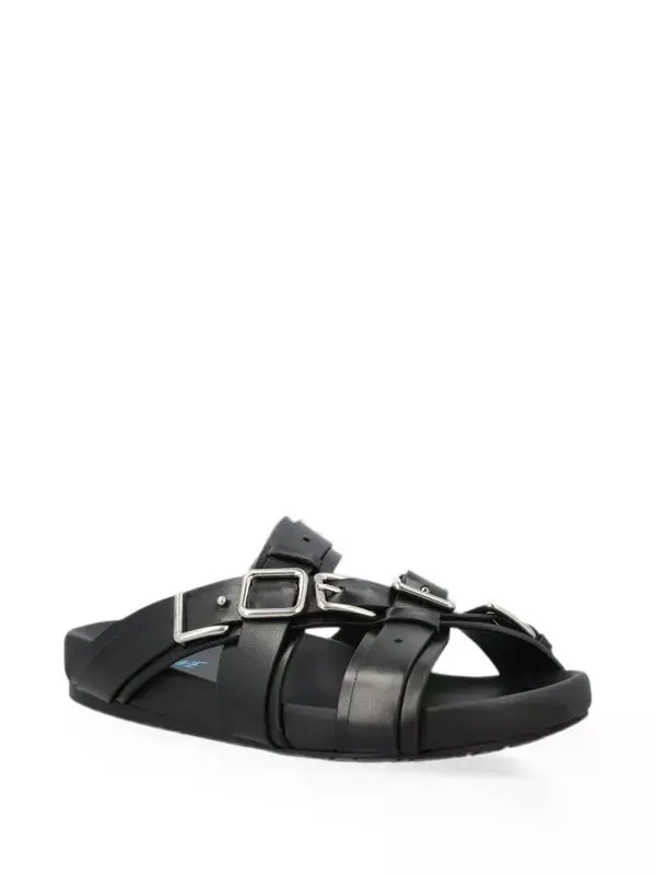 Loewe Buckle-fastening Leather Sandals