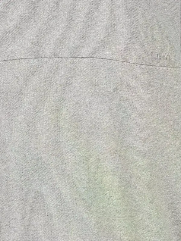 Loewe Drawstring Collar Logo Embroidered Sweater