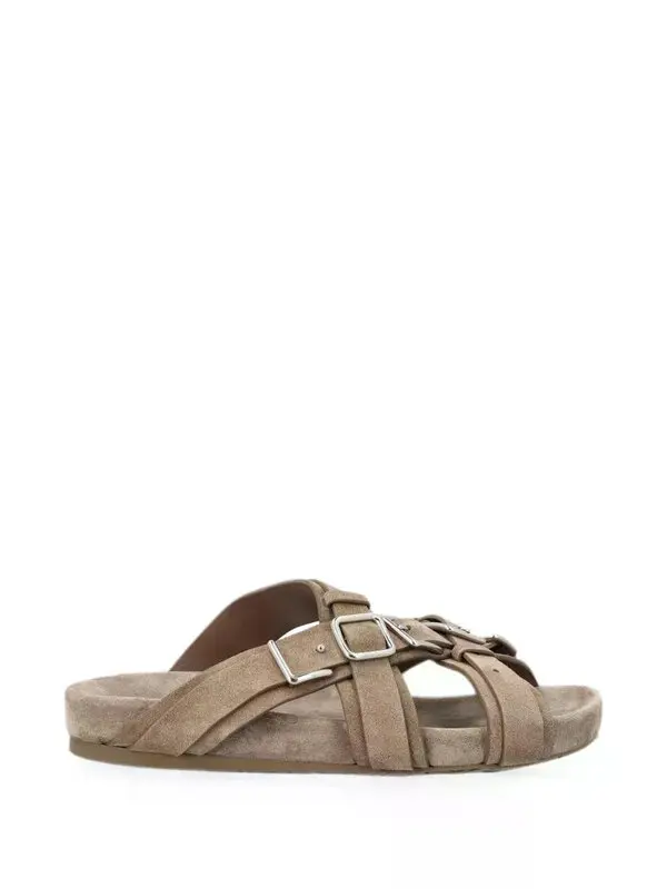 Loewe Buckle-detail Type Fussbett Sandals