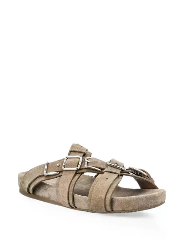 Loewe Buckle-detail Type Fussbett Sandals