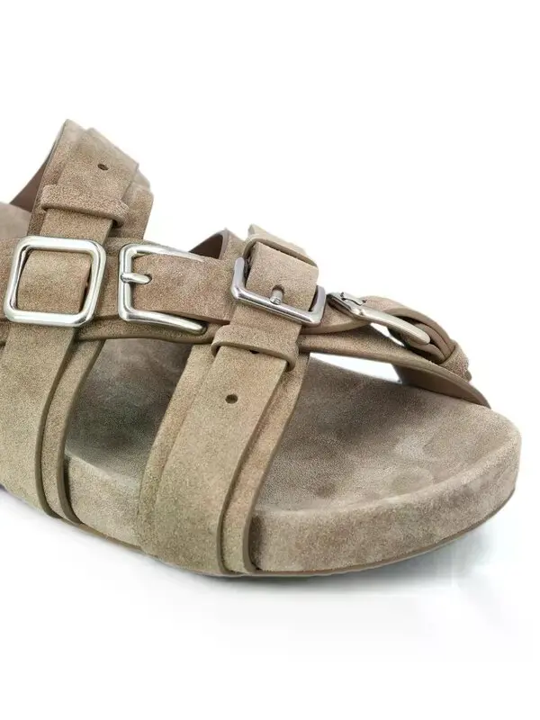 Loewe Buckle-detail Type Fussbett Sandals