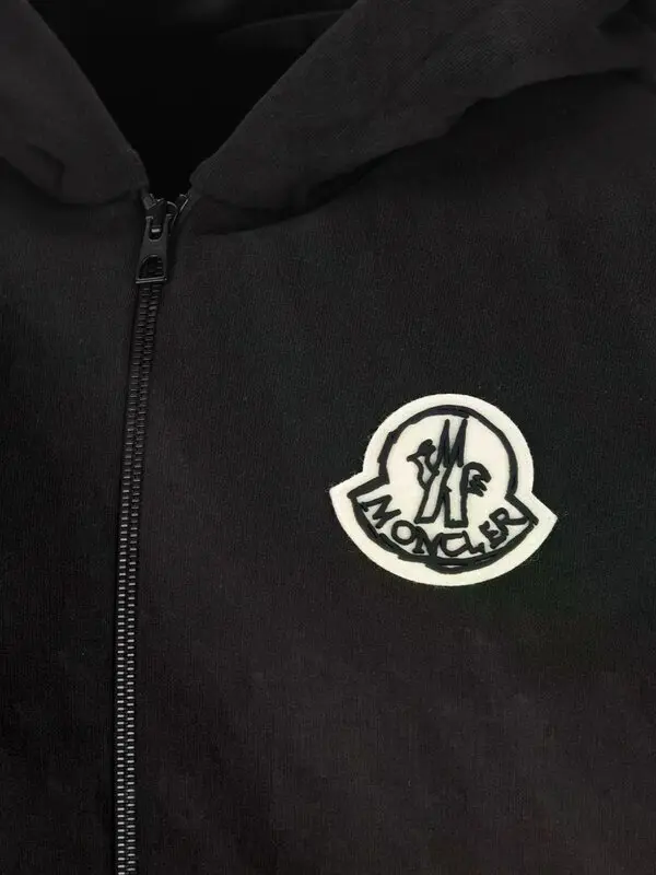 Moncler Logo-patch Zip-up Hoodie