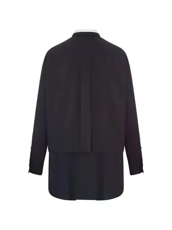 Sacai Mini Layered Pussy-bow Dress