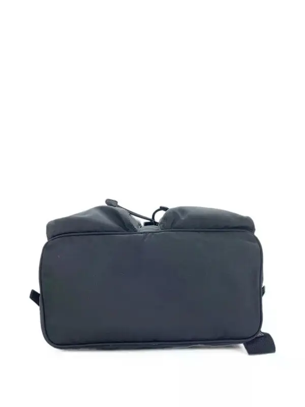 Prada 2010s Buckled Drawstring Backpack