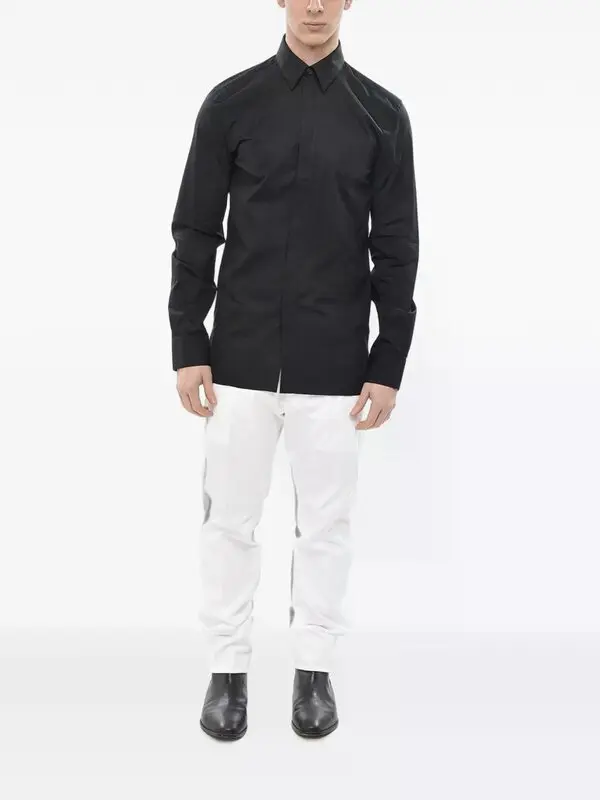 Givenchy Long-sleeve Logo-detail Shirt