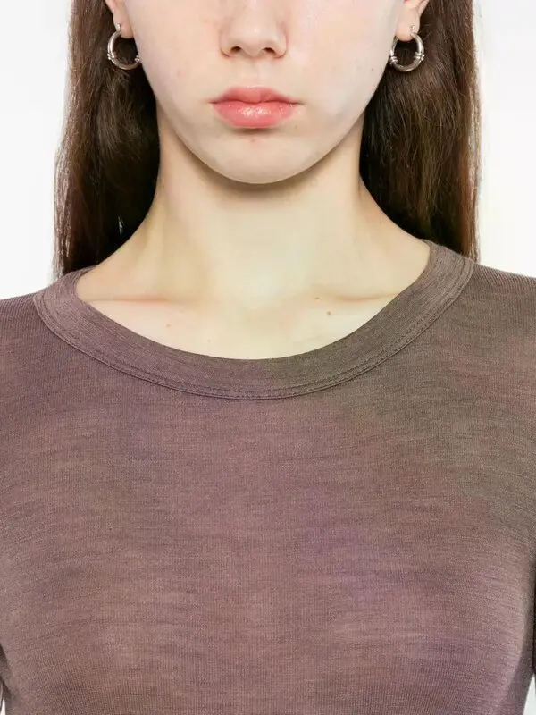 Rick Owens Ribbed Long-sleeves T-shirt