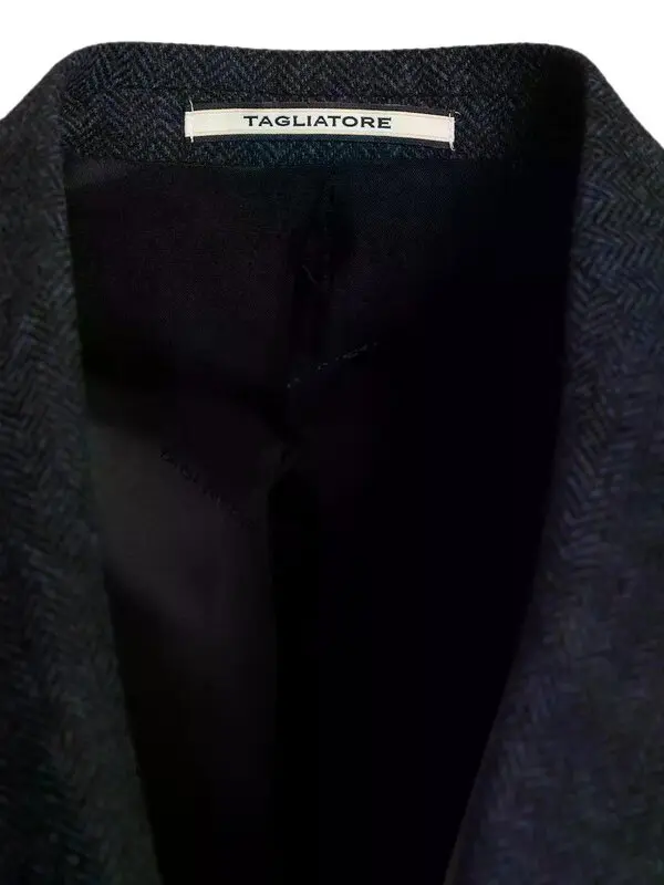 Tagliatore Paris Herringbone Double-breasted Jacket