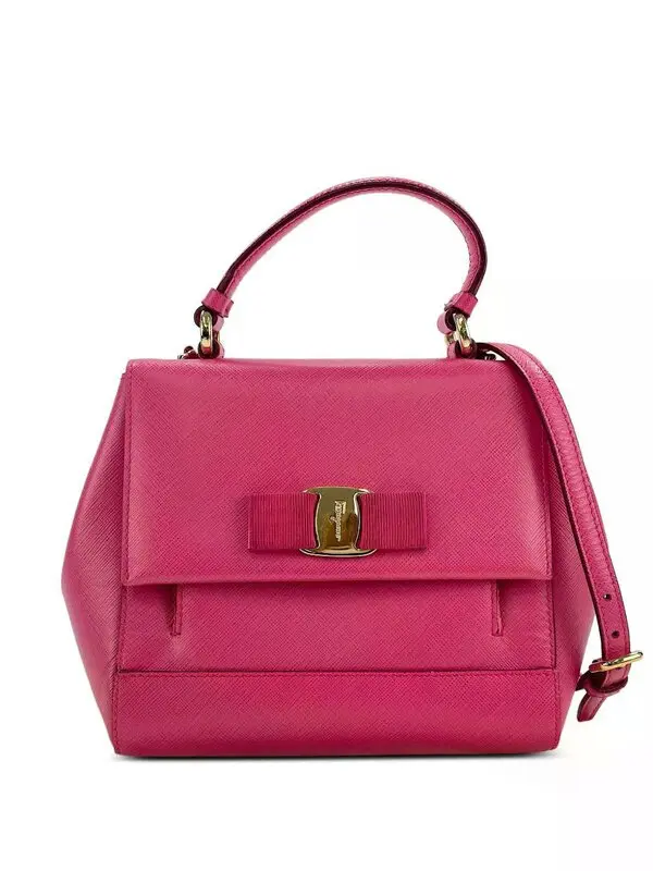 FERRAGAMO Vara Ribbon Shoulder Bag - Pink