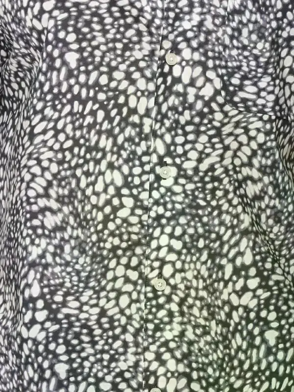 Michael Kors Stingray-print Camp-collar Shirt