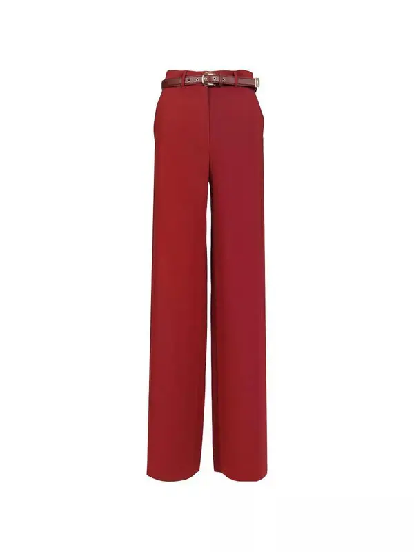 Max Mara Belted Wide-leg Trousers