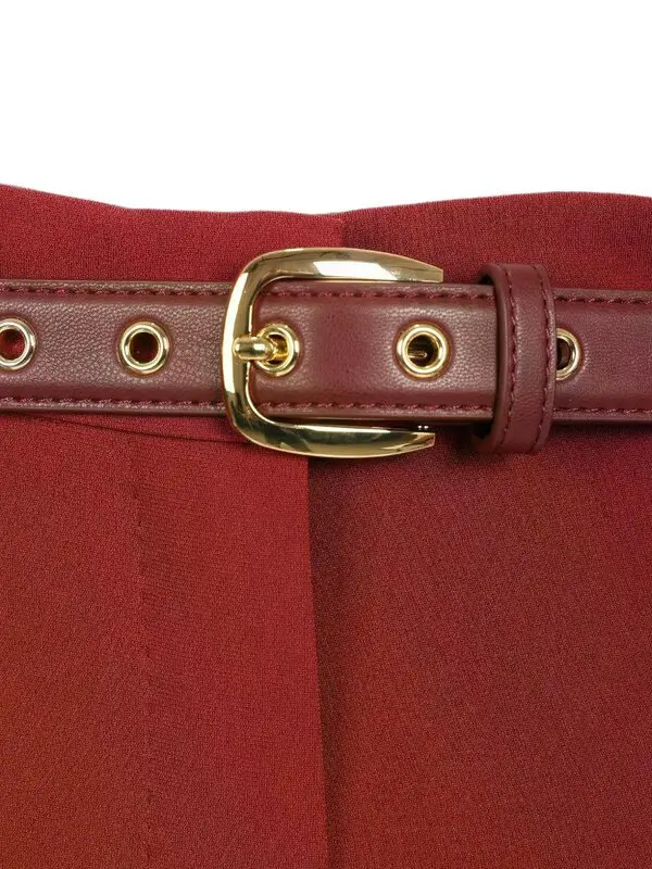 Max Mara Belted Wide-leg Trousers