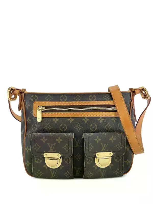 LOUIS VUITTON Monogram Hudson Gm Shoulder Bag - Brown