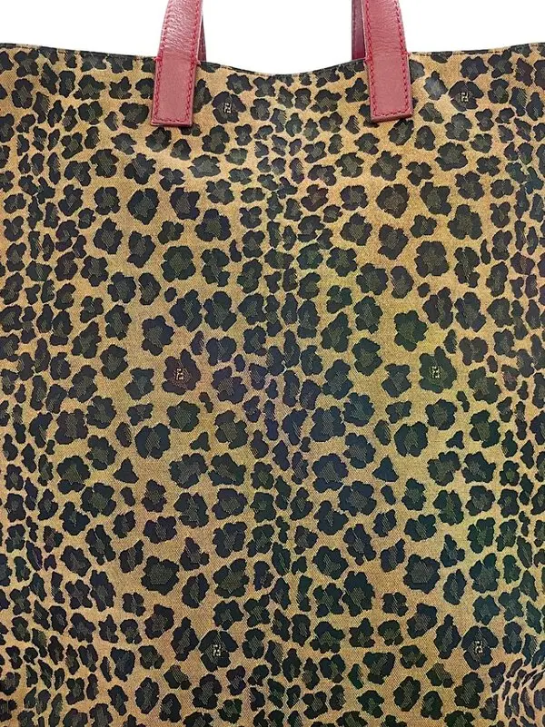 Fendi 2000s Leopard-print Tote Bag