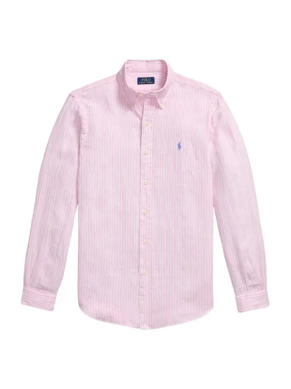 Ralph Lauren 100% Linen Classic Mini Shirt - Pink