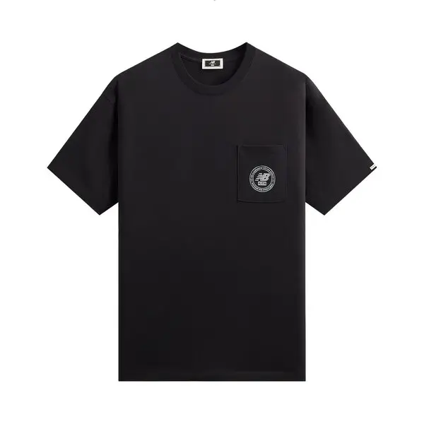 Kith X New Balance Crest Pocket Tee - Black
