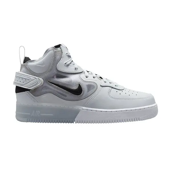 Nike Air Force 1 React Mid 'pure Platinum Wolf - Grey