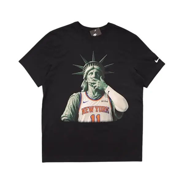 Nike Exclusive Statue Of Liberty Knicks Graphic T-shirt - Black