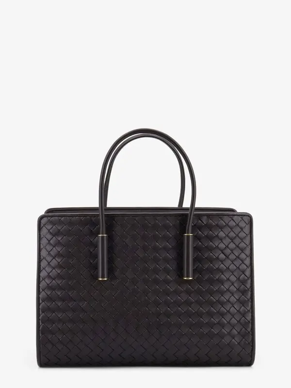 Bottega Veneta Barbara Intrecciato Leather Handbag