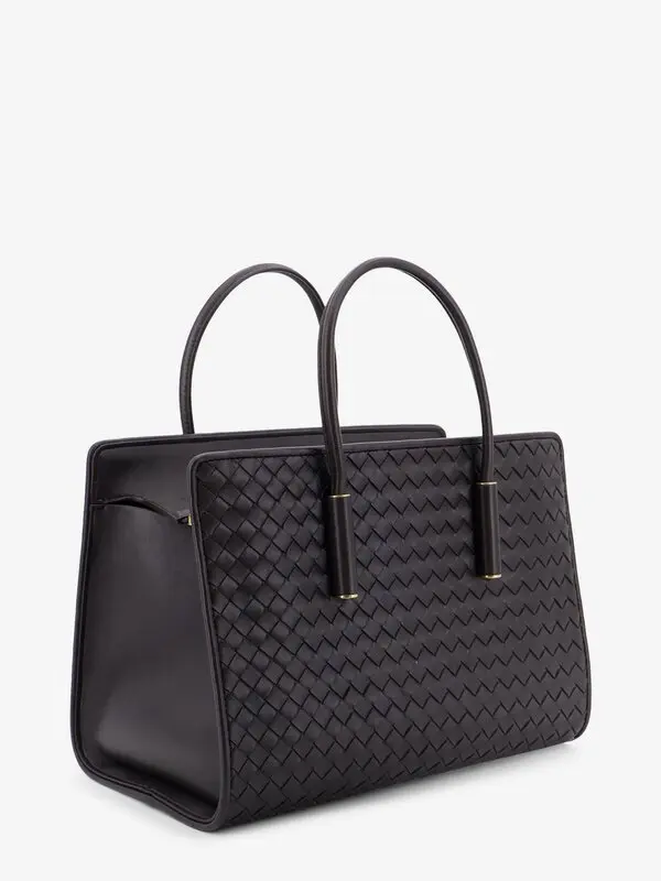 Bottega Veneta Barbara Intrecciato Leather Handbag