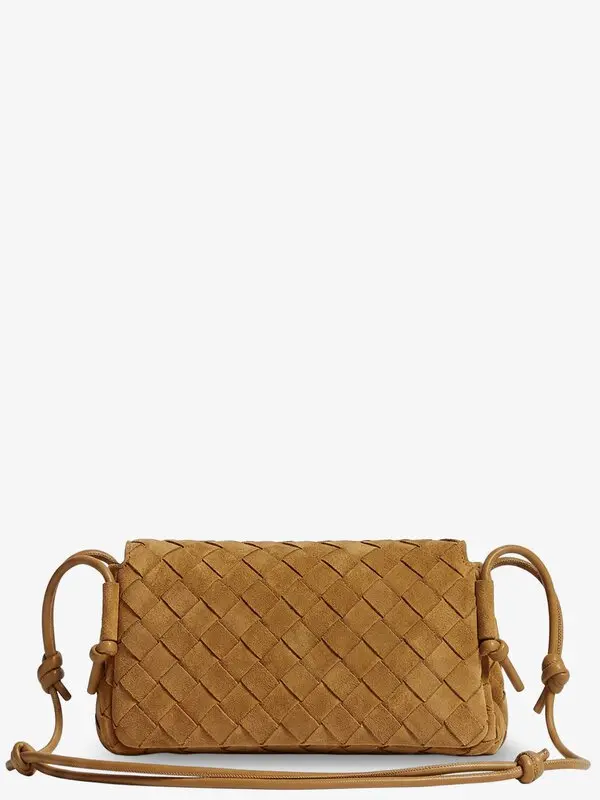 Bottega Veneta Notturno Suede Pouch - Multicolor