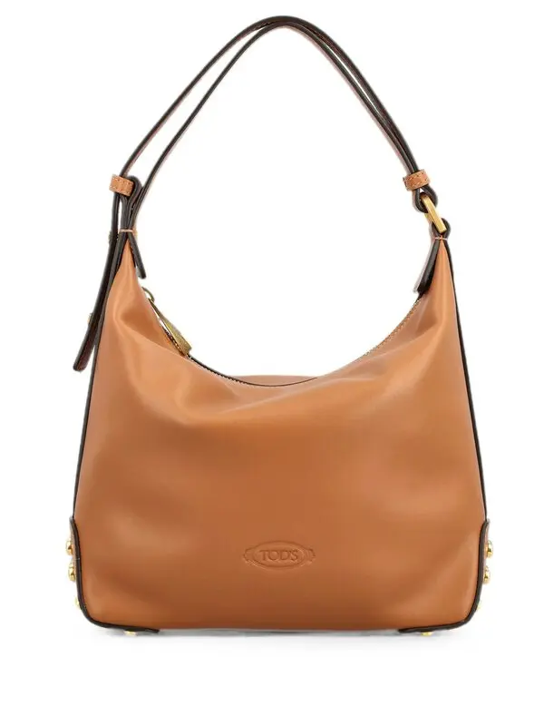 TOD'S Mini Bag Metal Dots In Pelle - Brown