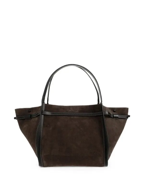 TOD'S Suede Shopping Bag - Brown