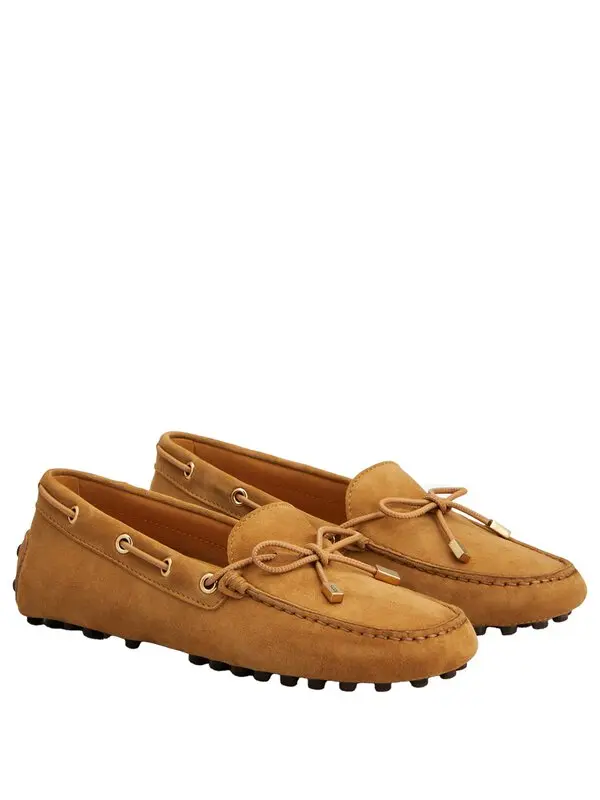 TOD'S Suede Gommino Driving Moccasins - Multicolor