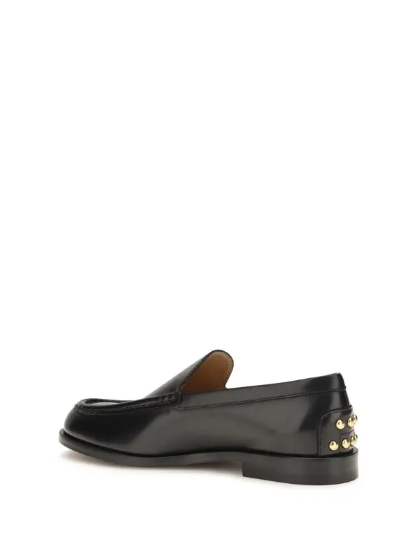 TOD'S Gommino Leather Loafers - Black