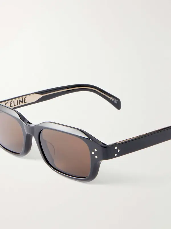 Celine Rectangular-frame Acetate Sunglasses