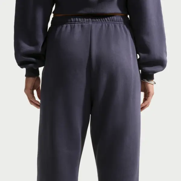 Nike Studio Fleece Medium Weight High-rise Oversized Cuffed Pants - Grey