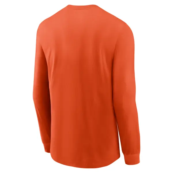 Nike Clemson Sideline Dri-fit College Long-sleeve T-shirt - Orange
