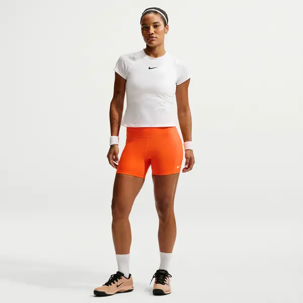 Nike Nikecourt Dri-fit Tennis Shorts With Pockets - Orange