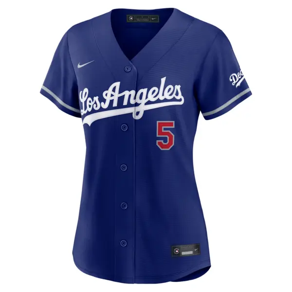 Nike Freddie Freeman Los Angeles Dodgers Mlb Stadium Jersey - Blue
