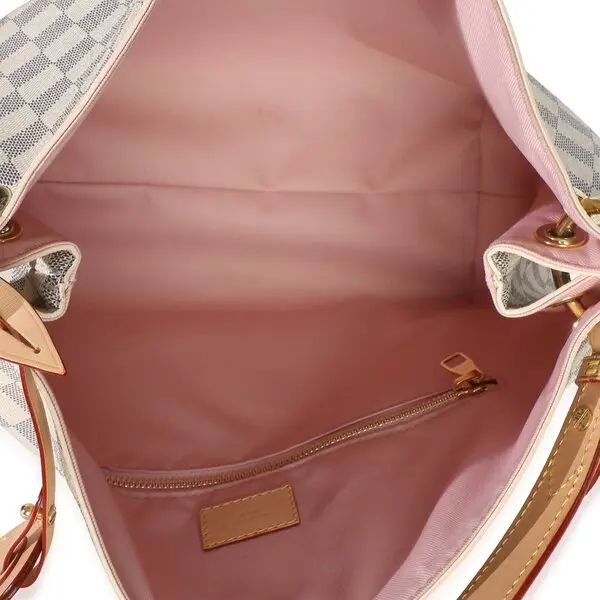 LOUIS VUITTON Damier Azur Canvas Graceful Pm Shoulder Bag - Beige
