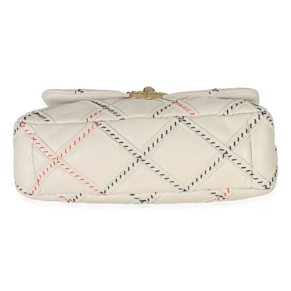 Chanel Multicolor Quilted Lambskin 19 Flap Bag