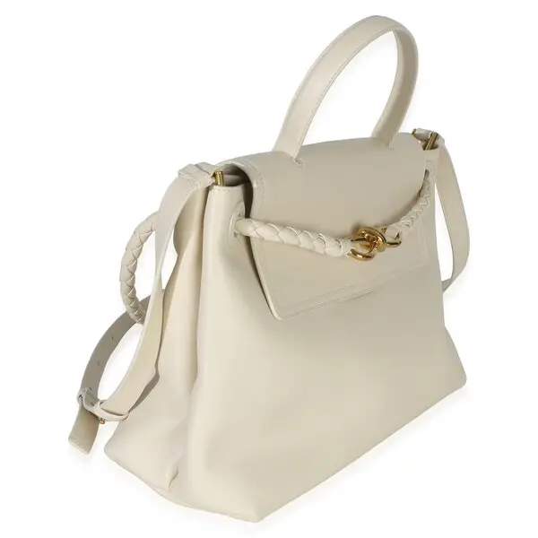 Bottega Veneta Cream Silky Calfskin Ciao Bag - Neutral