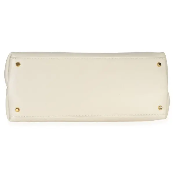Bottega Veneta Cream Silky Calfskin Ciao Bag - Neutral