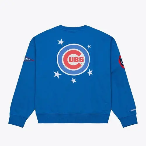 Mitchell & Ness Chicago Cubs Pep Rally Sweatshirt