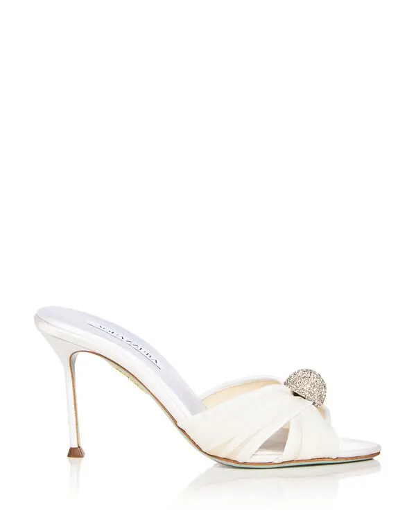AQUAZZURA Embellished Mules