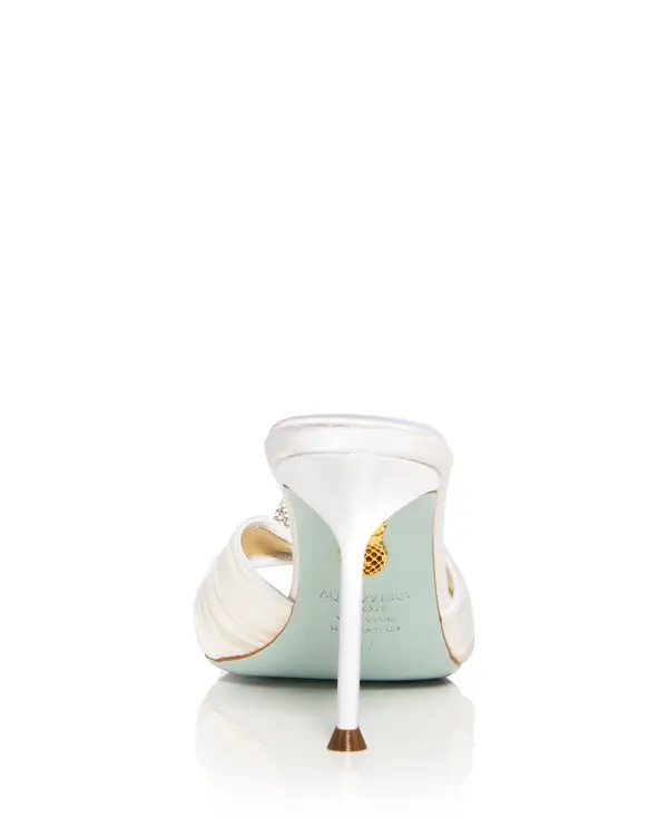 AQUAZZURA Embellished Mules