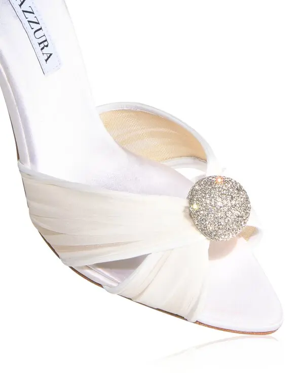 AQUAZZURA Embellished Mules