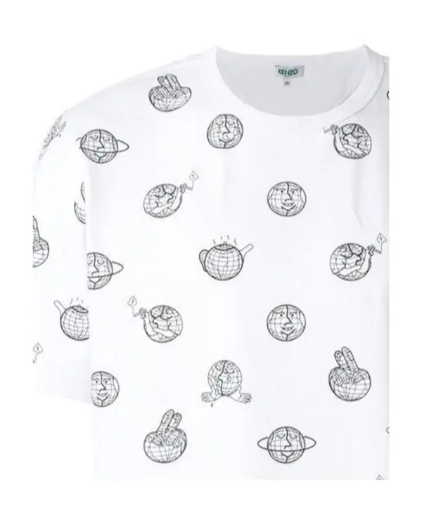 Kenzo Printed Short-sleeved T-shirt