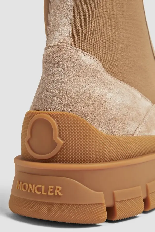 Moncler Hevea Chelsea Suede Boots