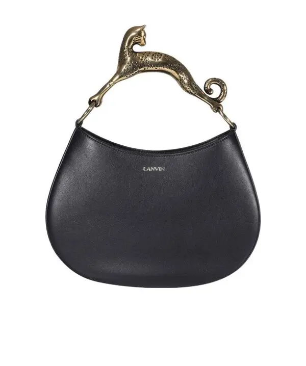 LANVIN Logo Handbag - Black
