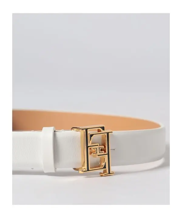 Elisabetta Franchi Logo Buckle Belt